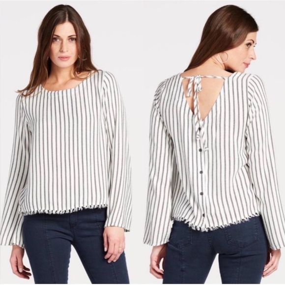 cloth & stone | Tops | Cloth Stone Striped Top | Poshmark